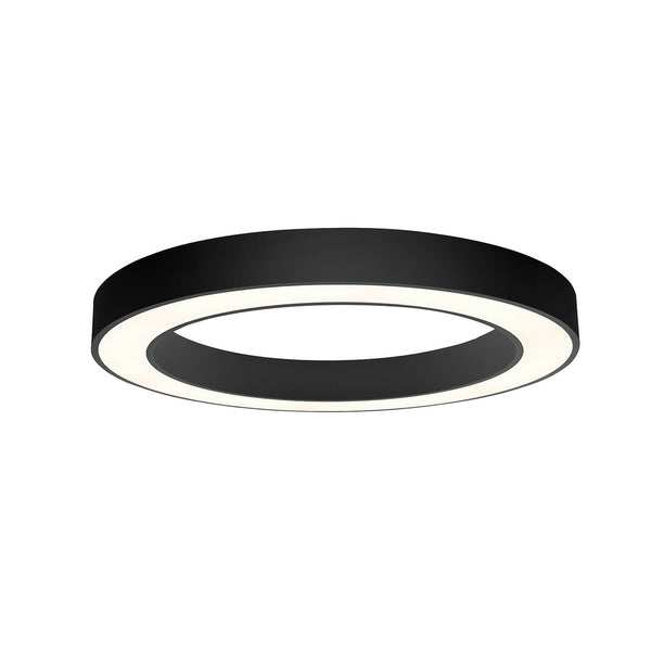 Plafoniera Minimalista Neagra APOLLO | Eleganta si Eficienta Luminata ...